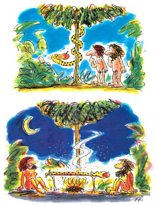 Ari Plikat Cartoons » » Adam und Eva