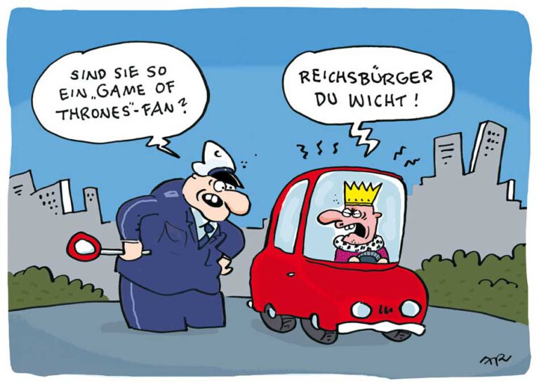 Ari Plikat Cartoons » » Der kleine König